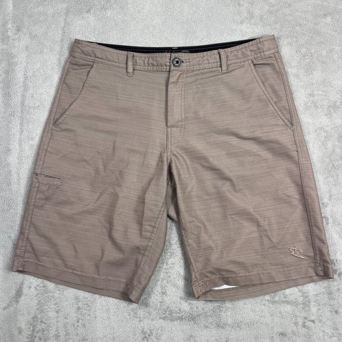 Da Hui Hybrid Shorts Mens Size 34 Waist Beige Lightweight Outdoors ...