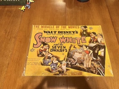 VTG Snow White Tin Sign 17.5 By 12.5 2002 | eBay