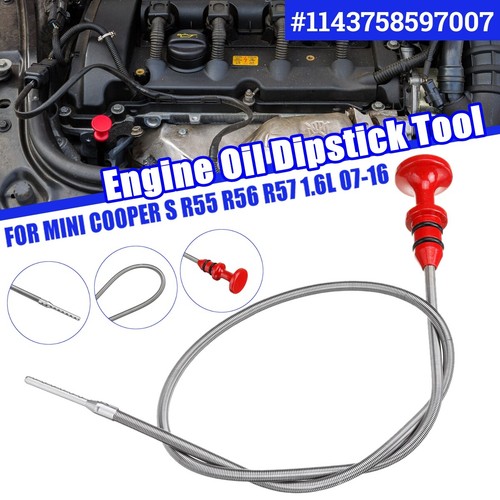Engine Oil Dipstick Level Indicator For MINI Cooper R55 R56 R57 1.6L ...