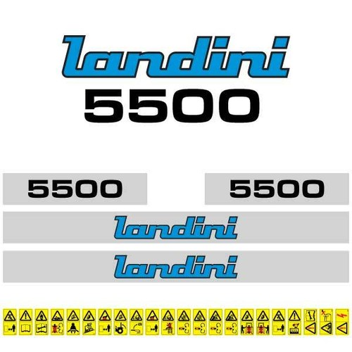 Landini 5500 (1979) Tractor Replacement Decal Aufkleber Adesivo Sticker ...