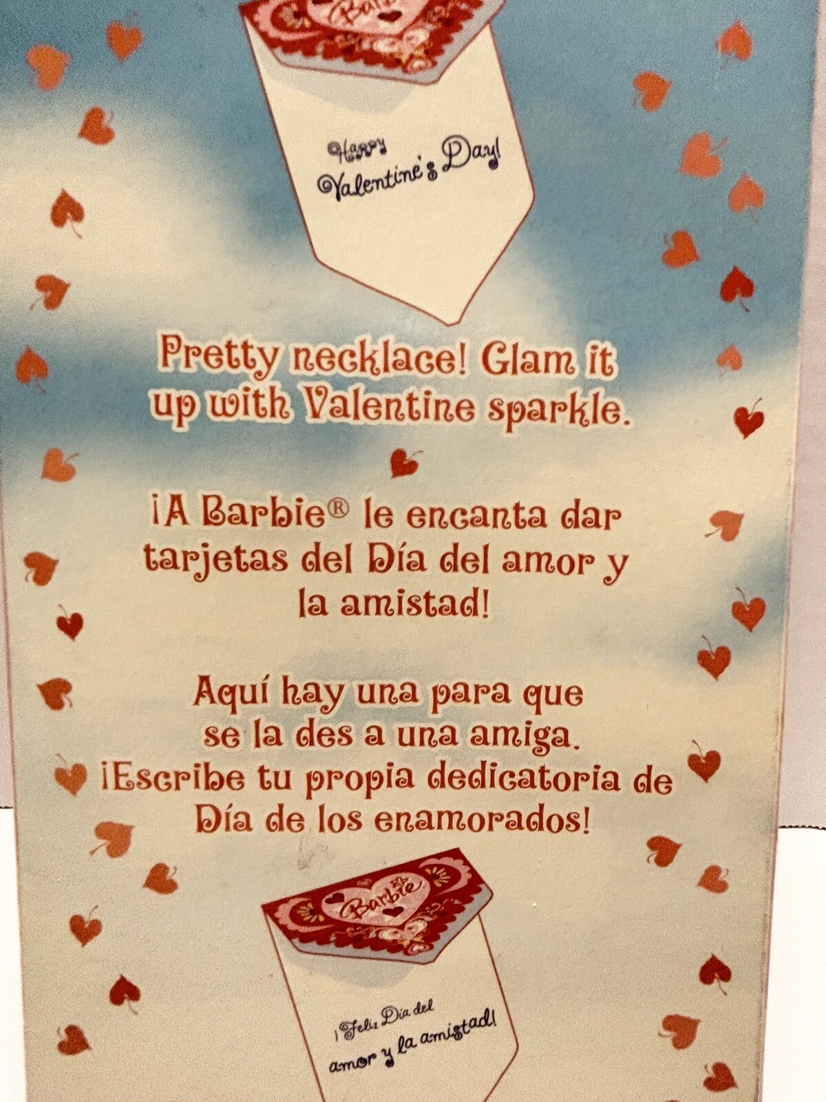 2005 BARBIE with Love Valentine's Day Doll Blonde Heart Necklace Mattel ...