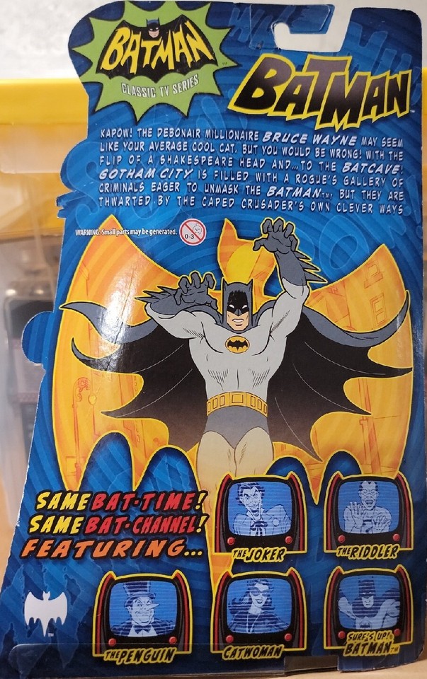 Batman 1966 Batman Figure Mattle DC Comics Batman Classic TV Series New ...