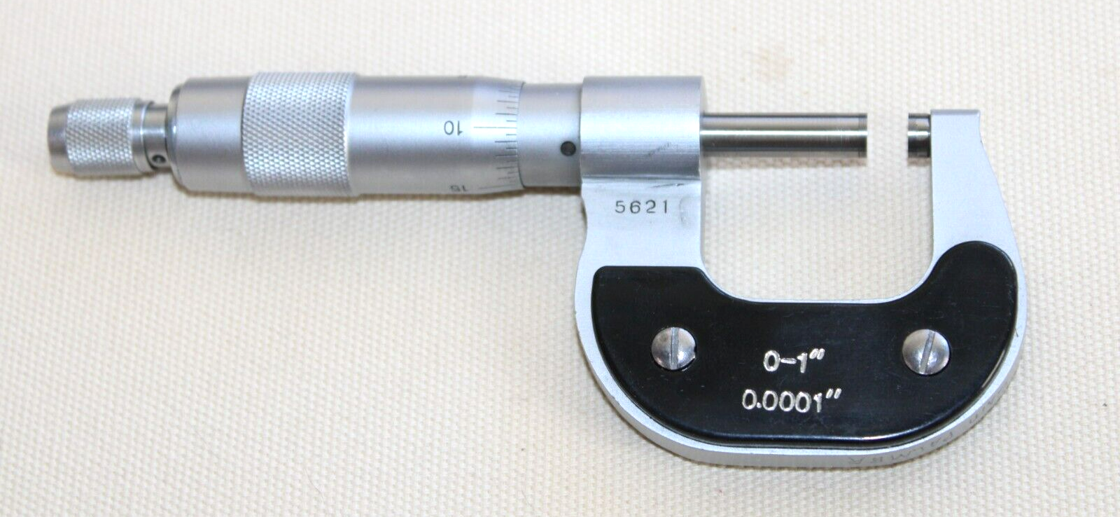 0"-1" Precision Outside Micrometer 0.0001" Resolution Carbide Tipped ...