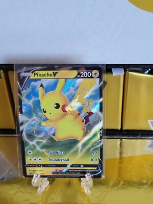 Pikachu V 086/264 Fusion Strike NM Full Art Ultra Rare Pokemon Card | eBay