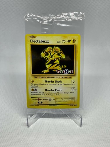 Pokemon Electabuzz Toys R Us Sealed Promo Evolutions Holo 41/108 ...