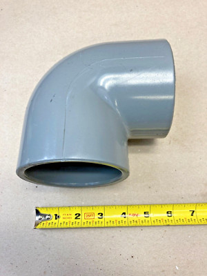 3" PVC 90° Elbow Schedule 80 Socket Connections Pipe Fitting | eBay