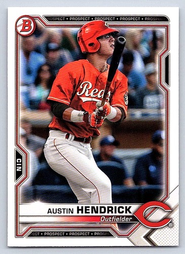 Austin Hendrick Cincinnati Reds 2021 Bowman #BP-55 | eBay