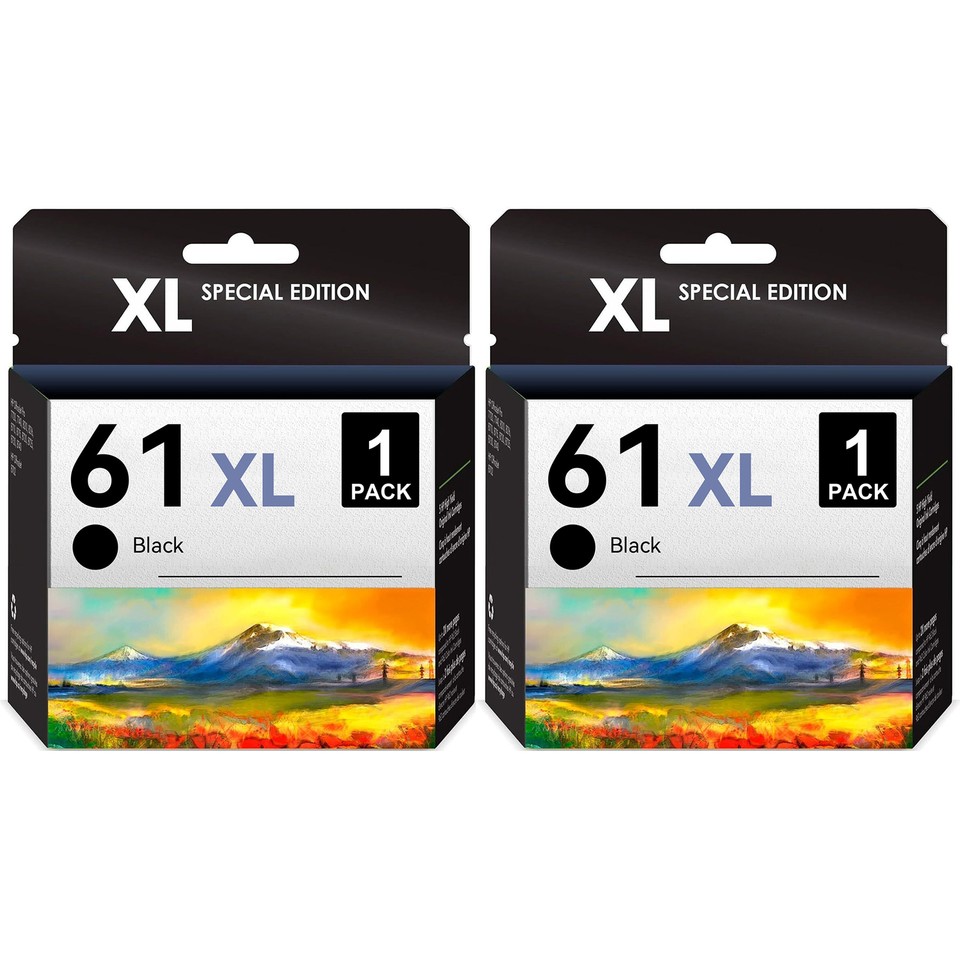 61XL Ink Cartridge replacement for HP Deskjet 3054 3510 3511 3051A ...