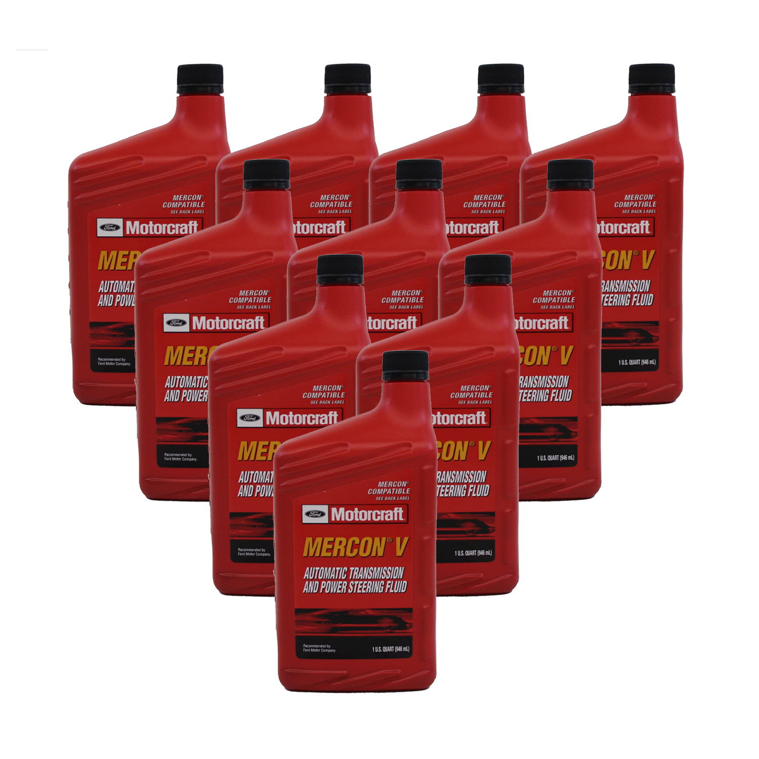 Motorcraft OEM ATF Mercon V Automatic Transmission Fluid | 10 Quart ...