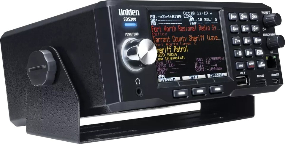 Uniden SDS200 True I/Q TrunkTracker X Base/Mobile Digital Police ...
