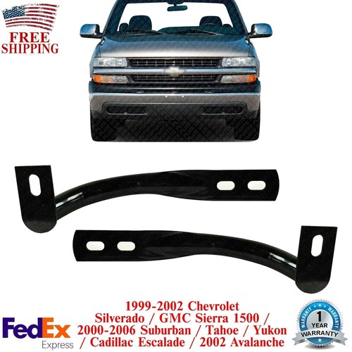 Front Bumper Outer Brackets LH & RH Side For 1999-02 Chevy Silverado ...