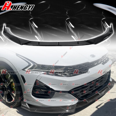 Front Bumper Lip Splitter Chin Spoiler Gloss Black For KIA K5 GT GT ...