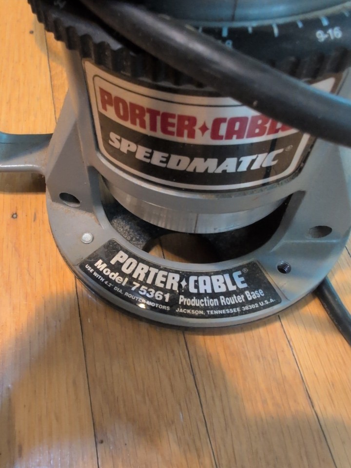 porter cable 75361 75192 speedmatic router production router motor ...