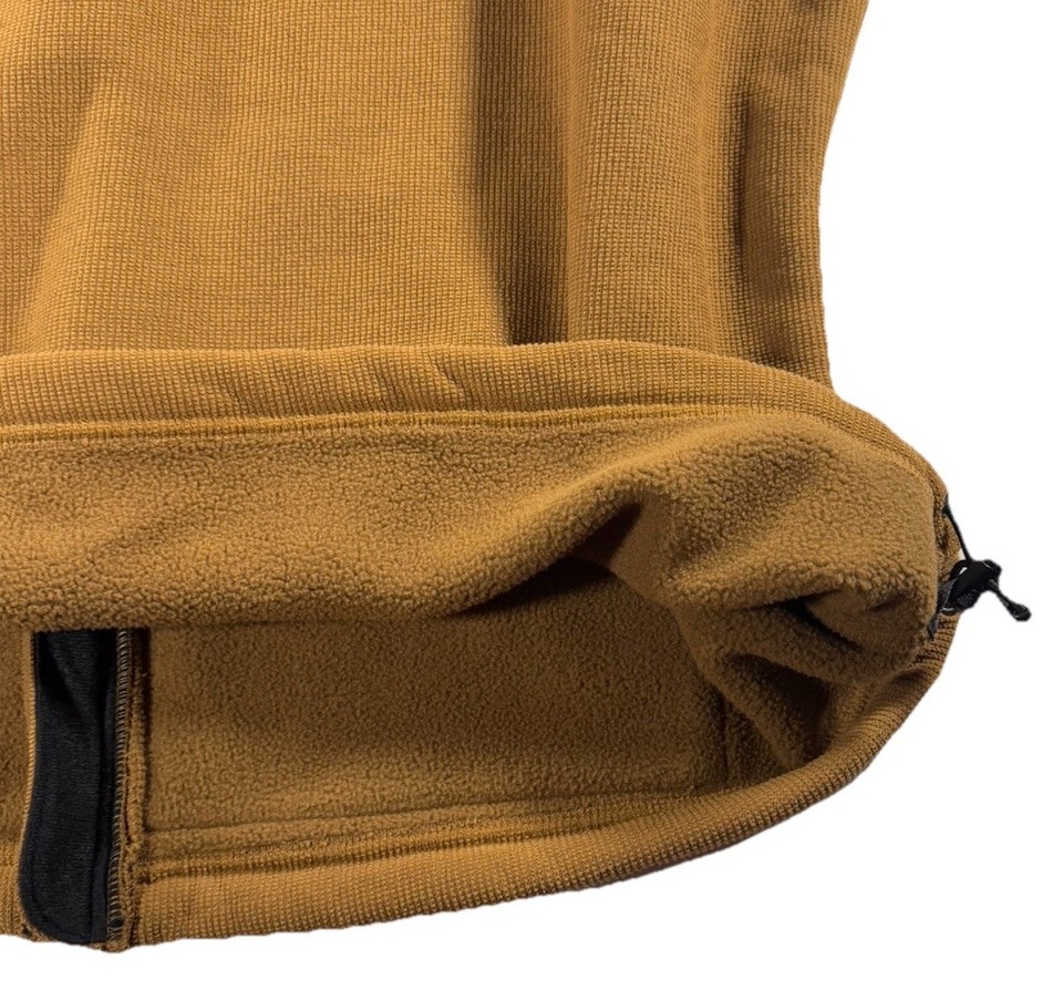 Carhartt Vest Men’s XXL 2XL Tall Brown Textured Fleece Full Zip Map ...