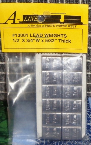 HO scale A- Line lead weights - Item #13001 Lot#7 | eBay