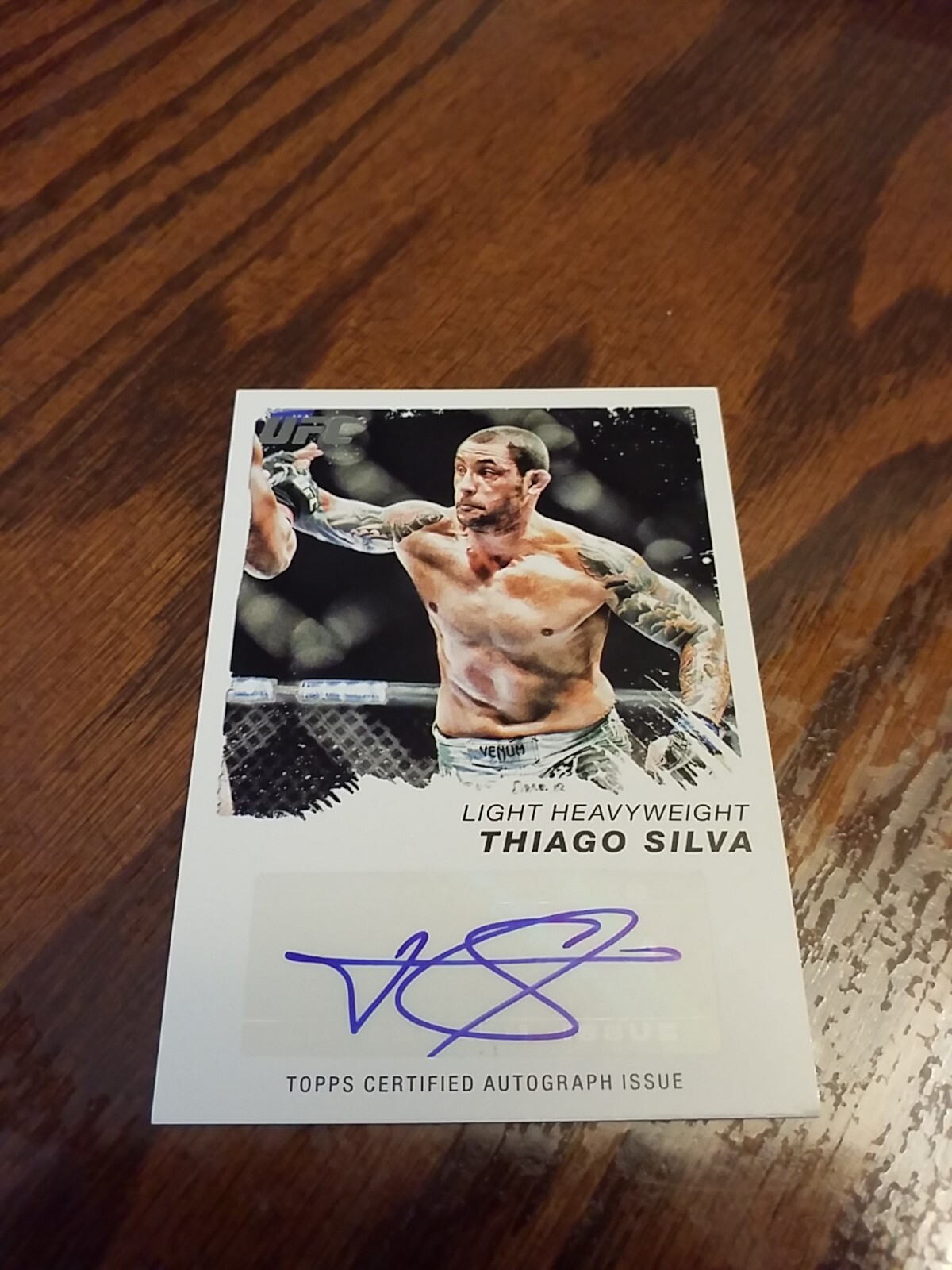 2011 Topps UFC Moment of Truth Certified Signatures Card Thiago Silva ...