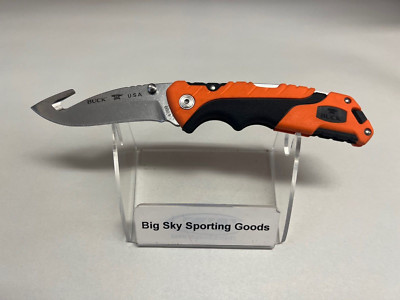 New Buck 660 Pursuit Pro S35VN Large Folding Guthook Lockback Knife ...