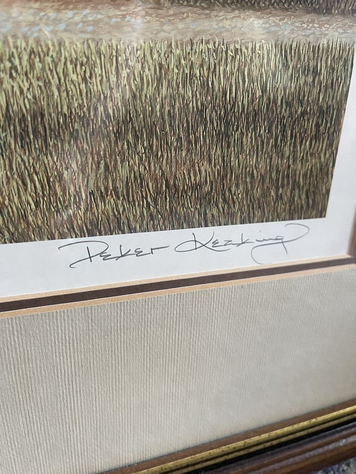 1986 American Peter Keating Art Poster Print - Bucks County - Signed Framed | eBay