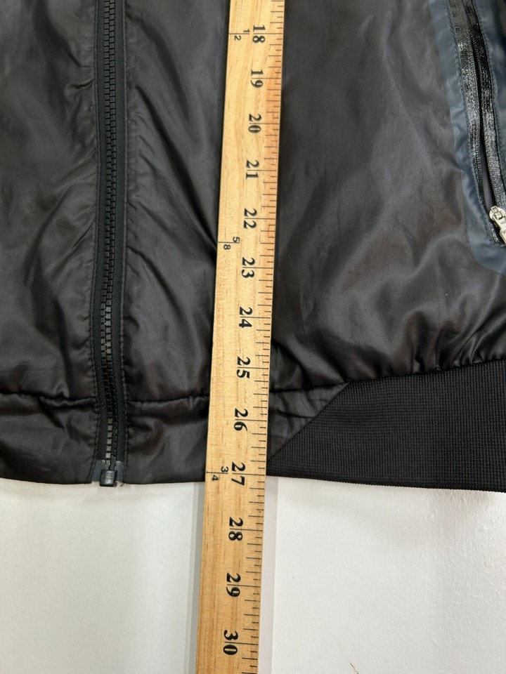 Puma x Ferrari Mens S Black Racing Bomber Jacket Mesh Lined Zip Pockets ...