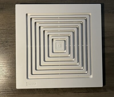Broan-NuTone Bathroom Exhaust Fan Cover, Model 688, White 782298961200 ...