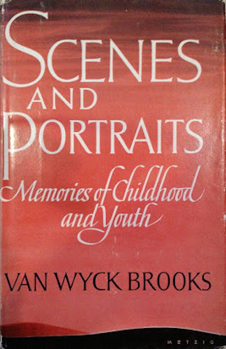 Van Wyck Brooks~SCENES AND PORTRAITS~SIGNED 1ST/DJ~NICE COPY | eBay