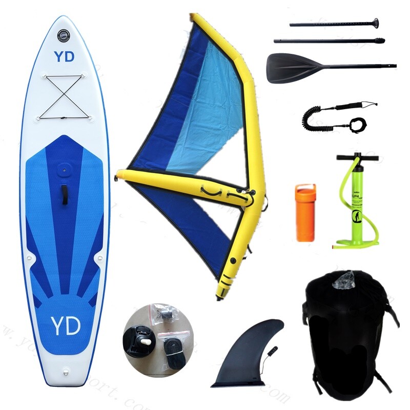 Inflatable PVC SUP Sailboat Windsurfing Paddle Surf Board NEW | eBay