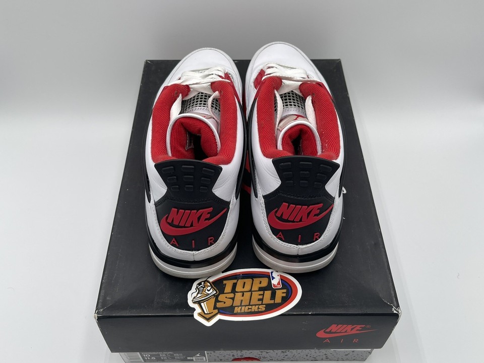 Nike Air Jordan Retro 4 Fire Red 2020 Size 10 Authentic Basketball ...