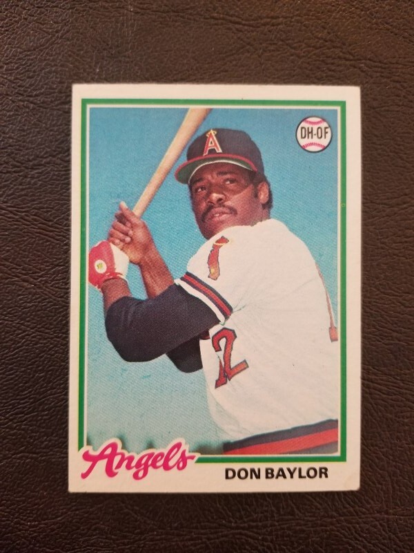 DON BAYLOR 1978 TOPPS BASEBALL CARD #48 CALIFORNIA ANGELS | eBay