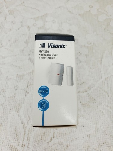 Visonic MCT-320 SMA Wireless Low Profile Magnetic Contact door window ...