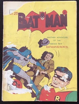 BATMAN # 26 AUSTRALIAN GOLDEN AGE COMIC 1950’s Poor | eBay