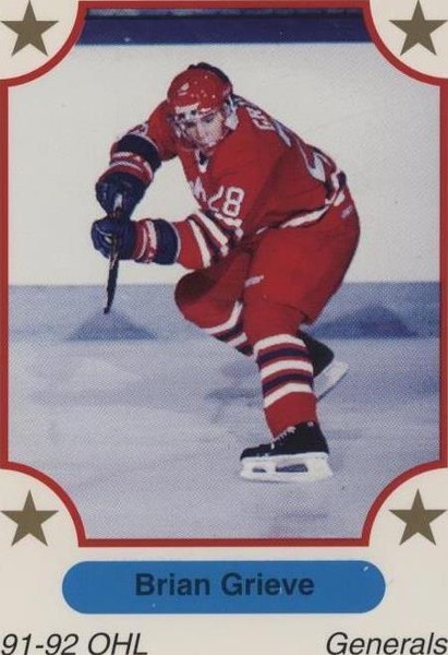1991-92 7th Inning Sketch OHL - #165 Brian Grieve (RC) for sale online ...