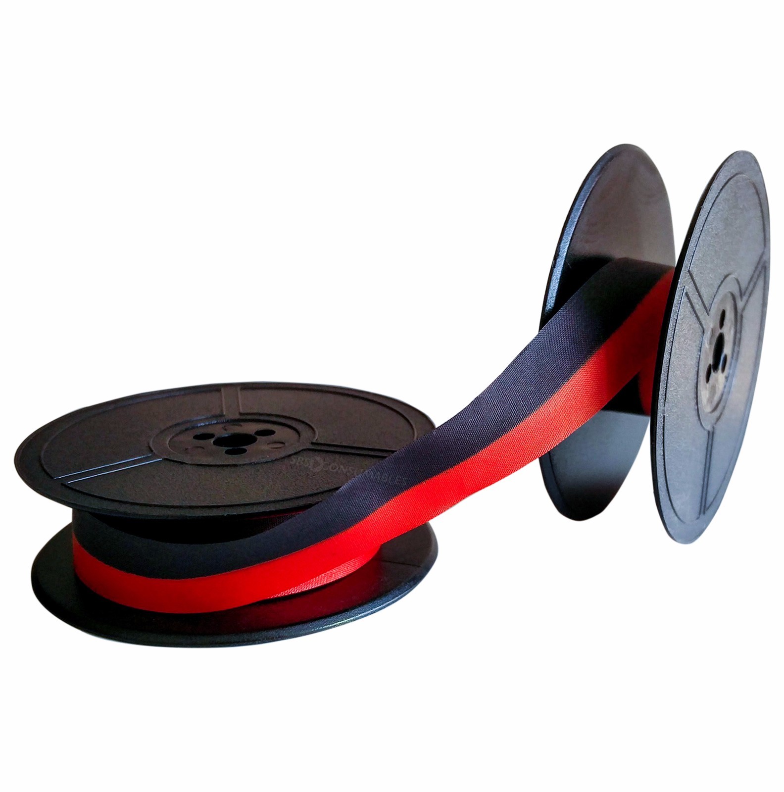 Olympia SM3 Deluxe Typewriter Ink Ribbon. Black & Red Ink. Twin Spool ...