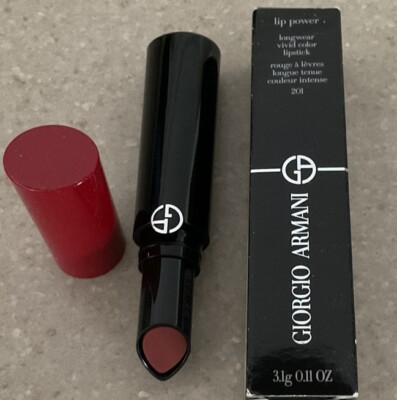 Giorgio Armani Lip Power Longwear Vivid Color Lipstick , # 201 Majestic ...