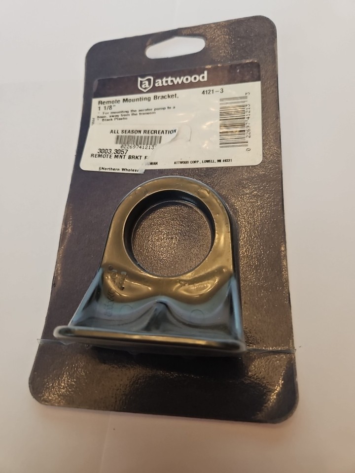 Attwood Remote Mounting Bracket 1-1/8" Black Plastic #4121-3 es177 | eBay
