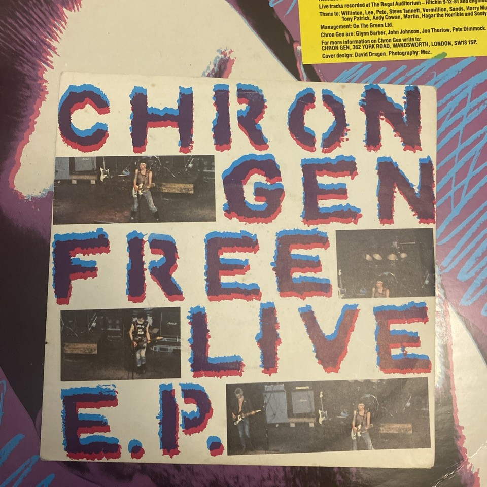 Chron Gen . Chronic Generation LP C/w 7” & INSERT . UK 82 | eBay UK