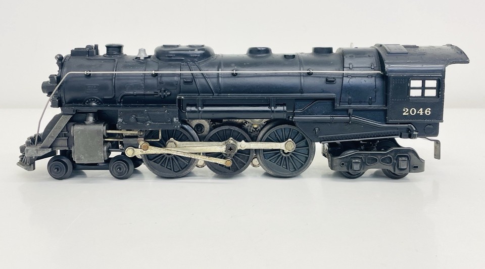 Lionel Postwar 4-6-4 Hudson Steam Locomotive 2046 w/ Whistle Tender ...