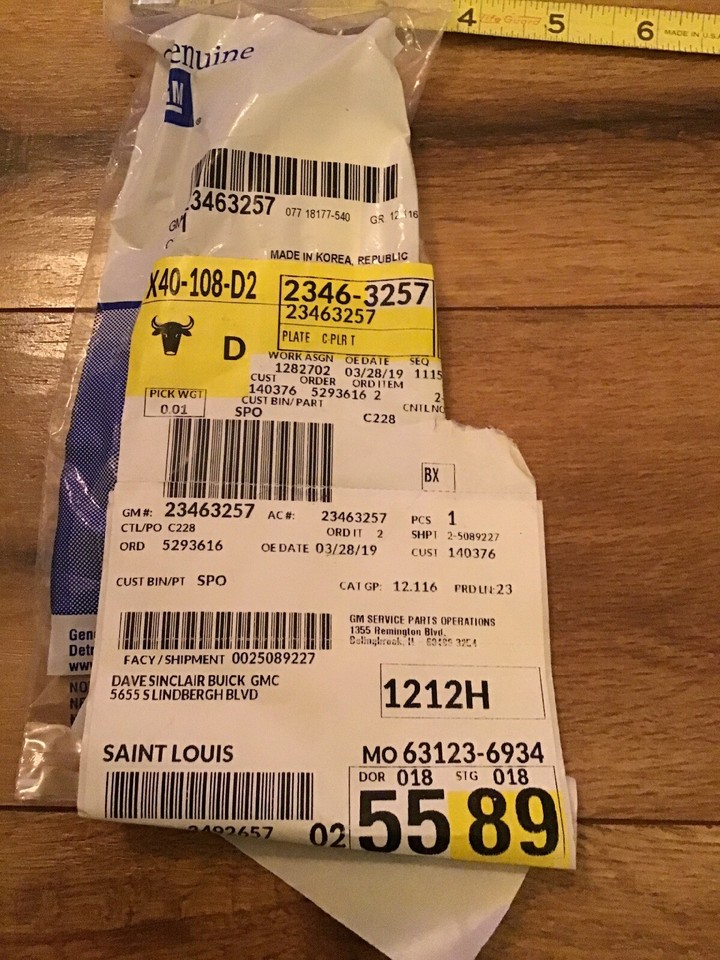 OEM "SLE" Chrome Emblem badge crest sign GM 23463257 New | eBay