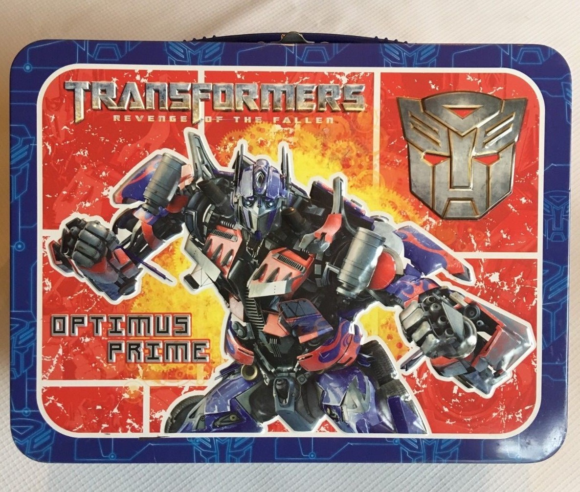 Transformers Metal Lunch Box Optimus Prime Revenge Of The Fallen 2009 ...