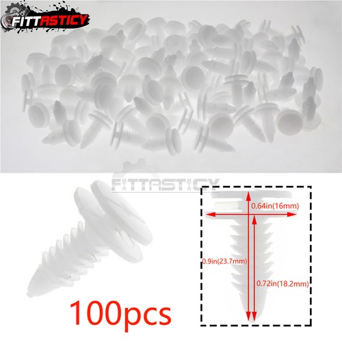 100x for Dodge Ram Pickup Door Panel Plastic Clip Fasteners 6503709 For ...