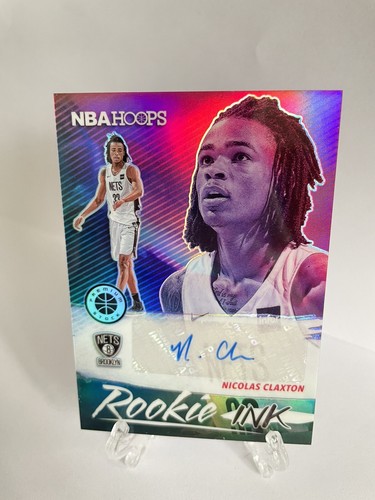 Nicolas Claxton 2019-20 NBA Hoops Premium Stock Rookie Ink Auto #RI-NCL ...