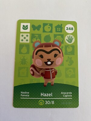 248 HAZEL Animal Crossing Amiibo Card Authentic ACNH inc TRACKING | eBay