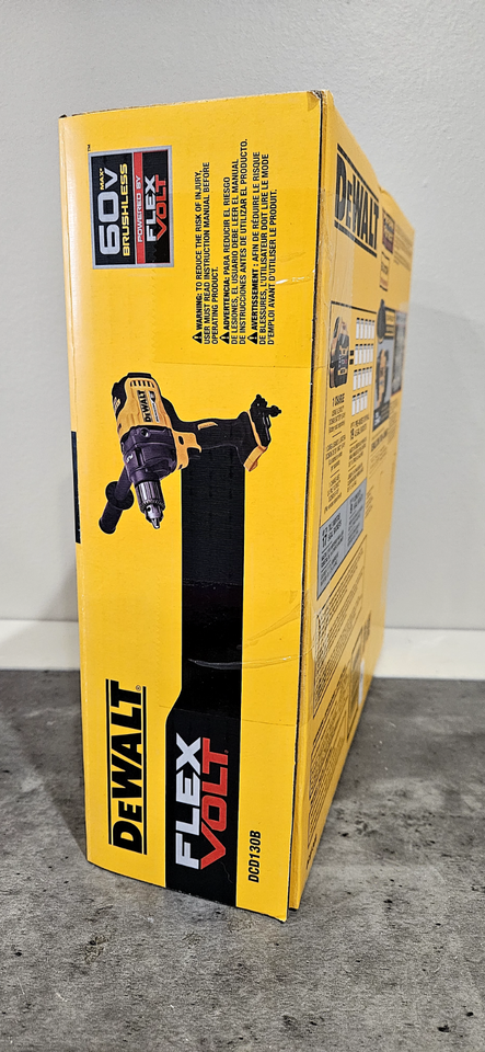 NEW! DeWalt 60V Max FlexVolt Mixer / Drill w/ E-Clutch System DCD130B ...
