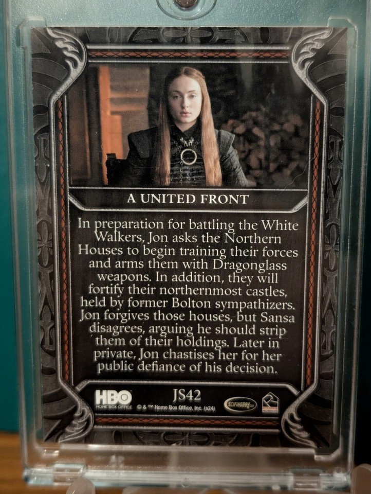 Game of Thrones Legends of the Realm THE SAGA OF JON SNOW Card JS42 | eBay