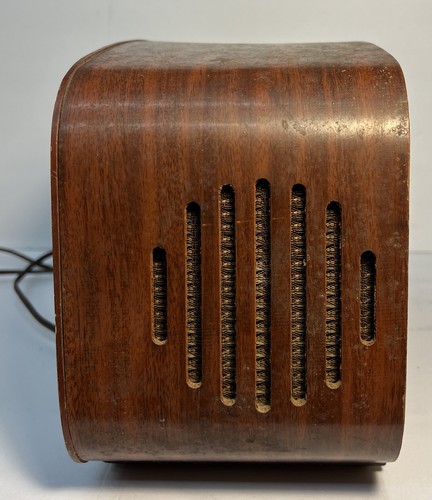 Vintage Tube Radio Packard Bell 602 Dual Tuning Stationized Art Deco ...