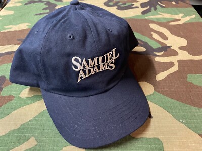 New - navy blue mens cap with white SAMUEL ADAMS logo - New | eBay
