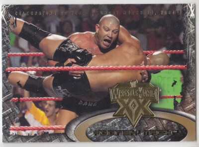 RODNEY MACK ( Rare! GOLD PARALLEL ) 2004 Fleer WWE Wrestlemania XX Card ...