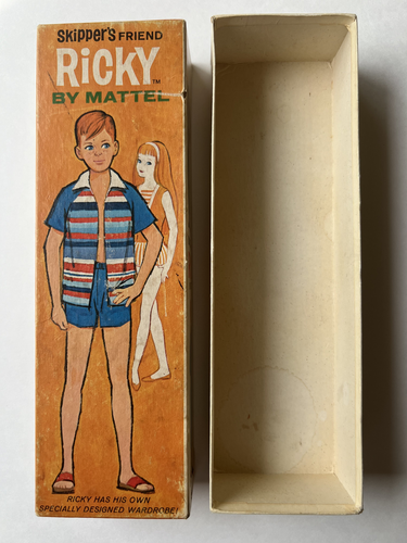 Vintage 1964 Mattel RICKY Doll Original BOX ONLY # 1090, Mattel 1960s ...