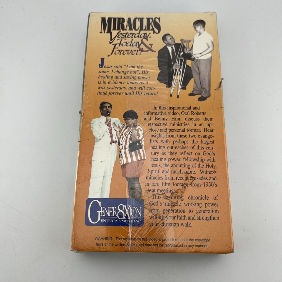 Miracles Yesterday,Today & Forever Oral Roberts & Benny Hinn. VHS | eBay