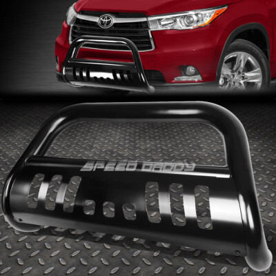 FOR 14-16 TOYOTA HIGHLANDER XU50 SUV BLACK 3" BULL BAR PUSH BUMPER ...