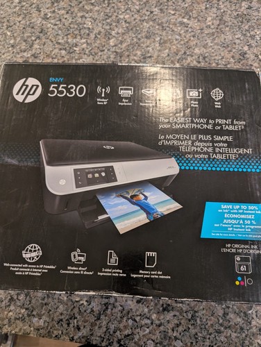HP ENVY 5530 All-In-One Inkjet Printer Copy+Scan+Photo+WiFi+Color ...